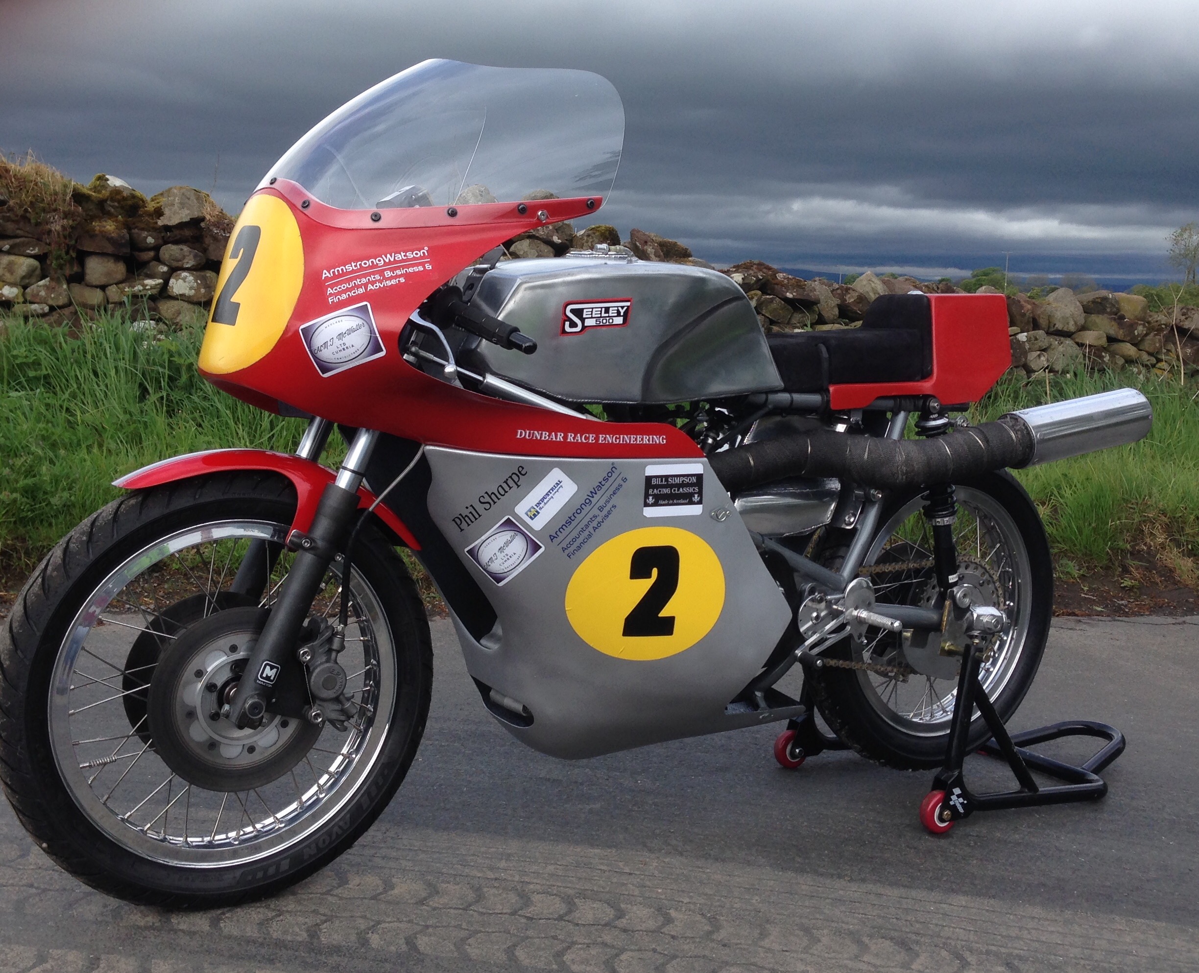 Angela takes on the Pre TT Billown Circuit